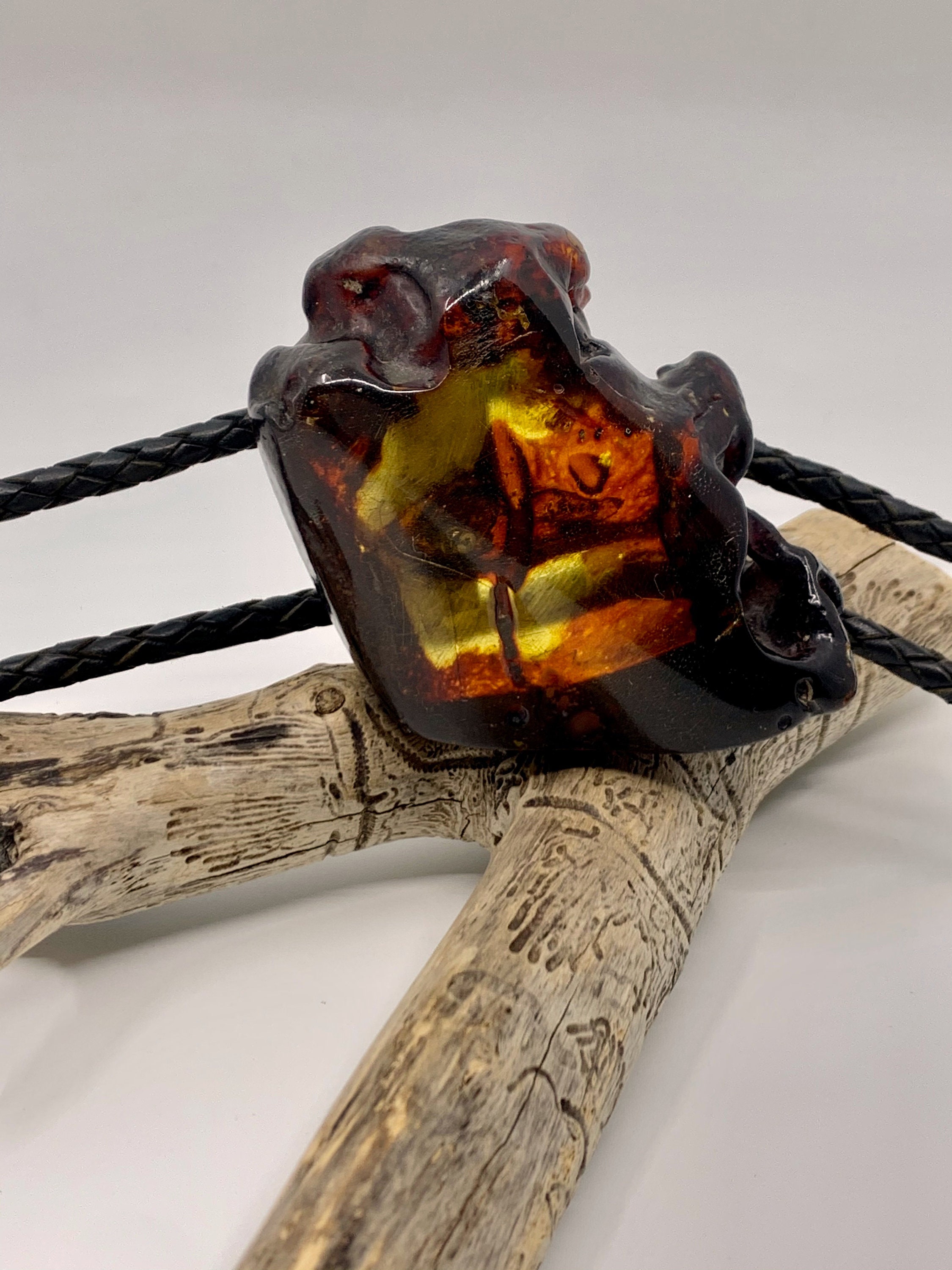 78g Bolo Tie Baltic Amber the Only Bolo Tie on Etsy With a Huge Piece ...