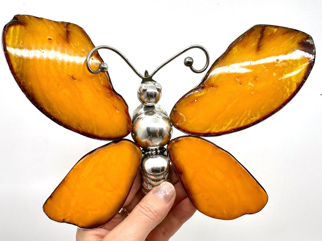 Amber Butterfly Very Large - Etsy