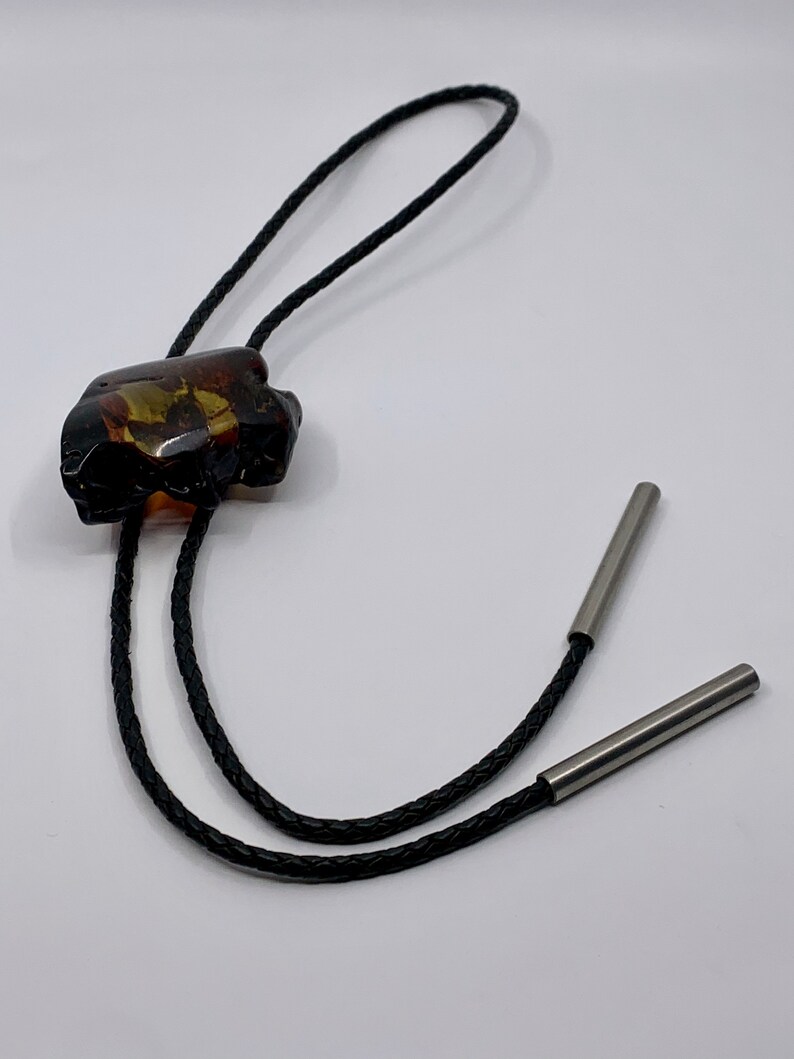 78g Bolo Tie Baltic Amber the Only Bolo Tie on Etsy With a Huge Piece ...