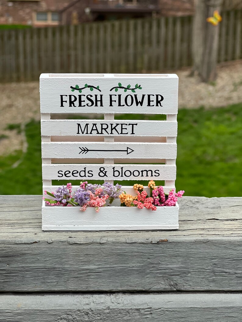 Mini Flower Box for Tiered Tray Flower Market Tiered Tray - Etsy