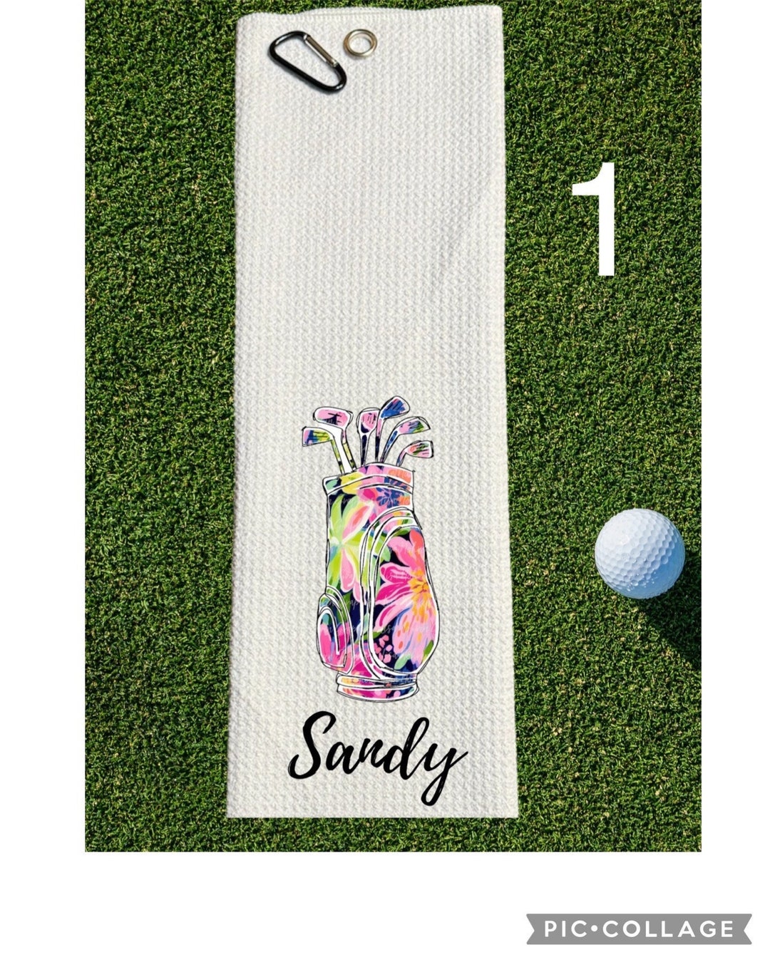 Ladies Personalized Golf Towels, Ladies Personalized Golf Bag Towels ...