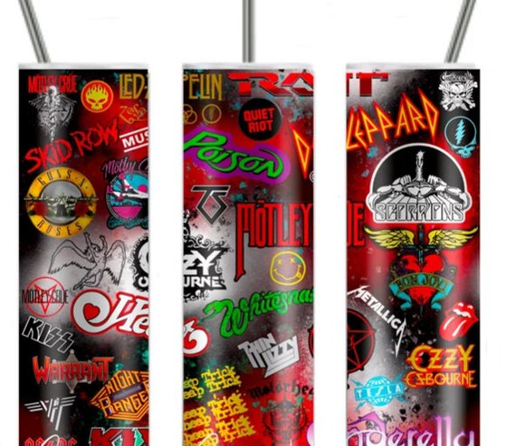80's Rock Band Tumbler Rock Band Tumbler - Etsy 80's Rock Band Tumbler Rock Band Tumbler - Etsy