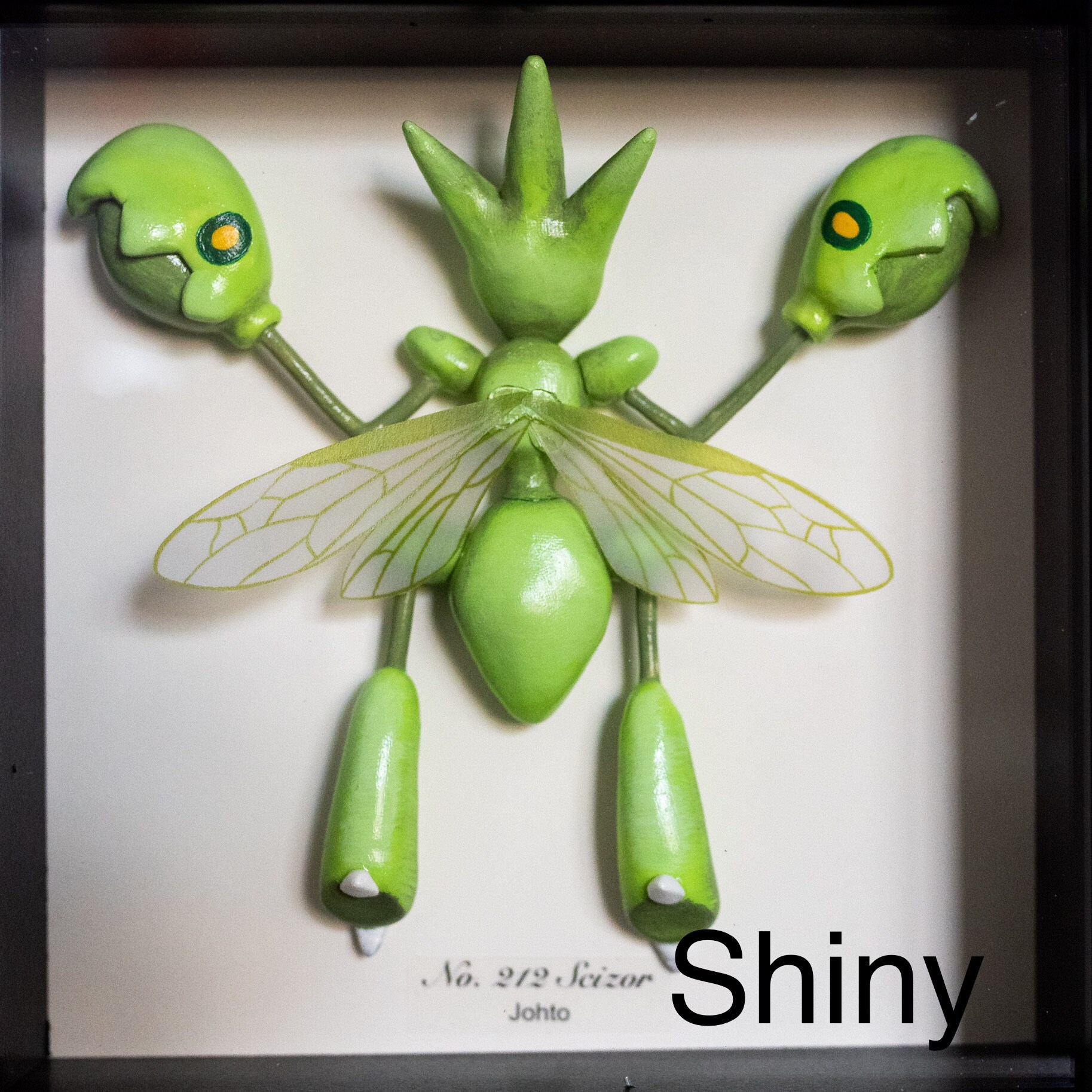 Scizor Pokemon Taxidermy Mantis Framed Wall Decor Oddities - Etsy