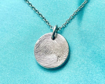 Fingerprint Necklace - Etsy