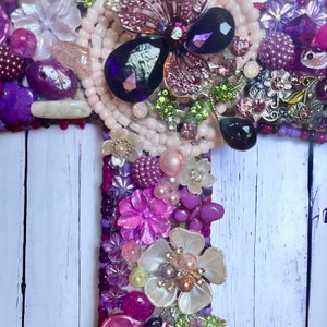Standing Purple Sparkly Cross - Etsy