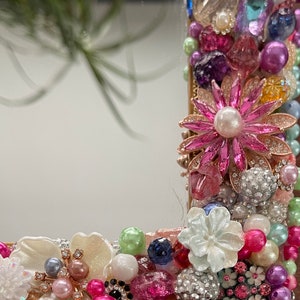 Sparkly and Pretty Hand Beaded Large Mirror - Etsy