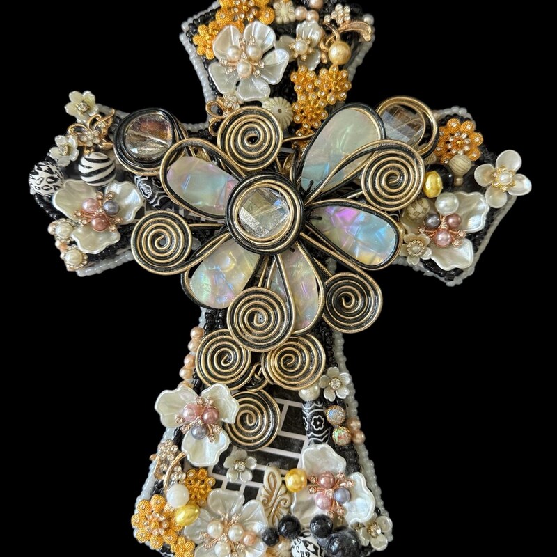 Jeweled Wall Cross - Etsy