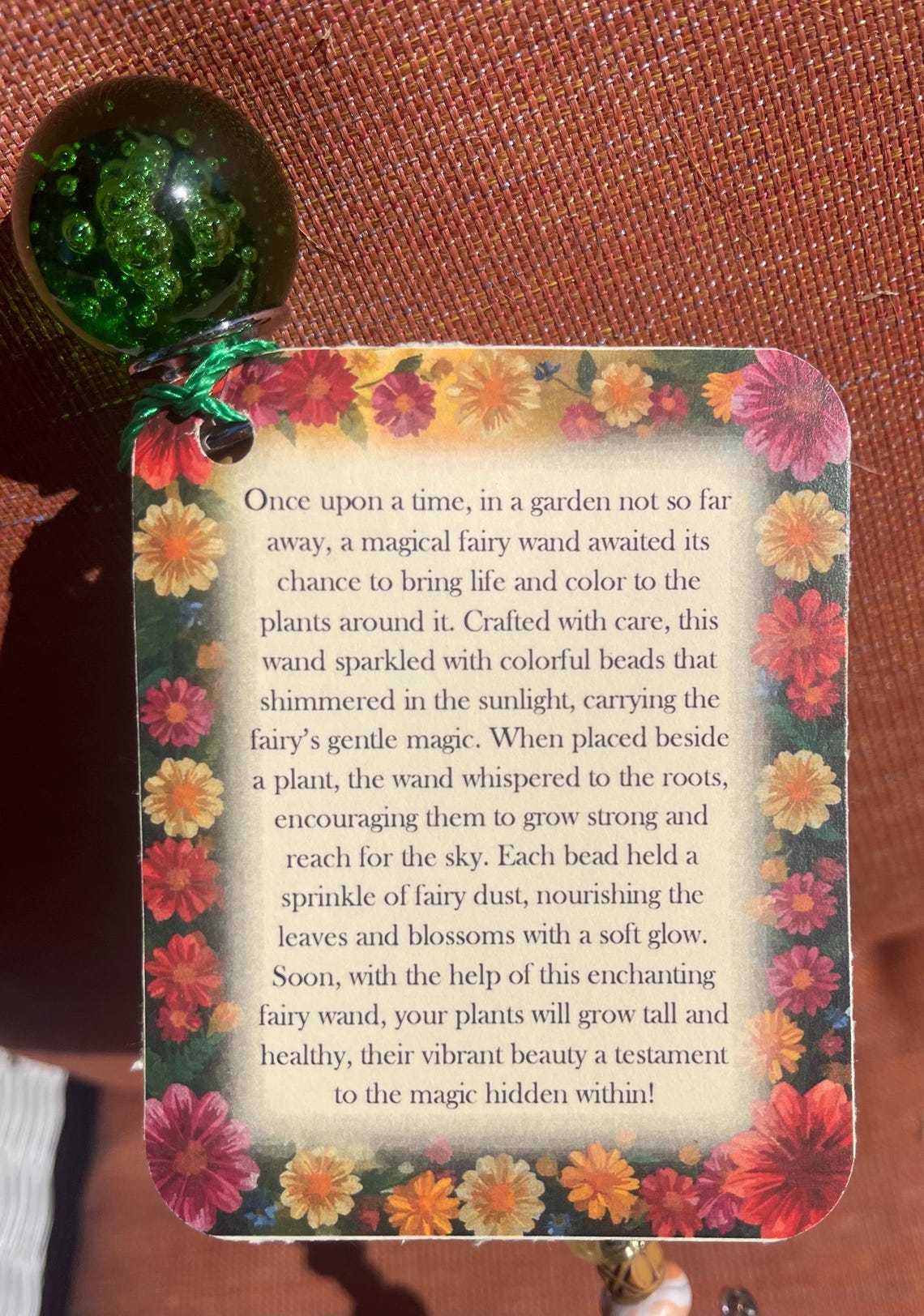 Fairy Wand- Plant Stakes W/ Story Tag! - Etsy