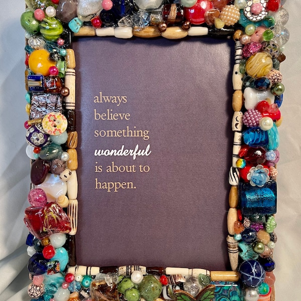 Beaded Photo Frame - Etsy