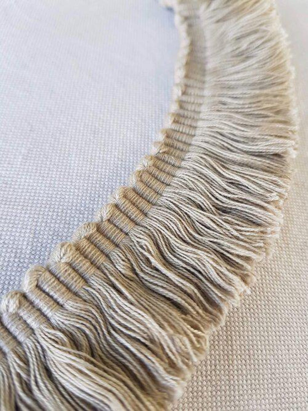 Fairground Fringe Tassel, Cut Ruche Fringe Trim, Cushion or Roman Blind ...