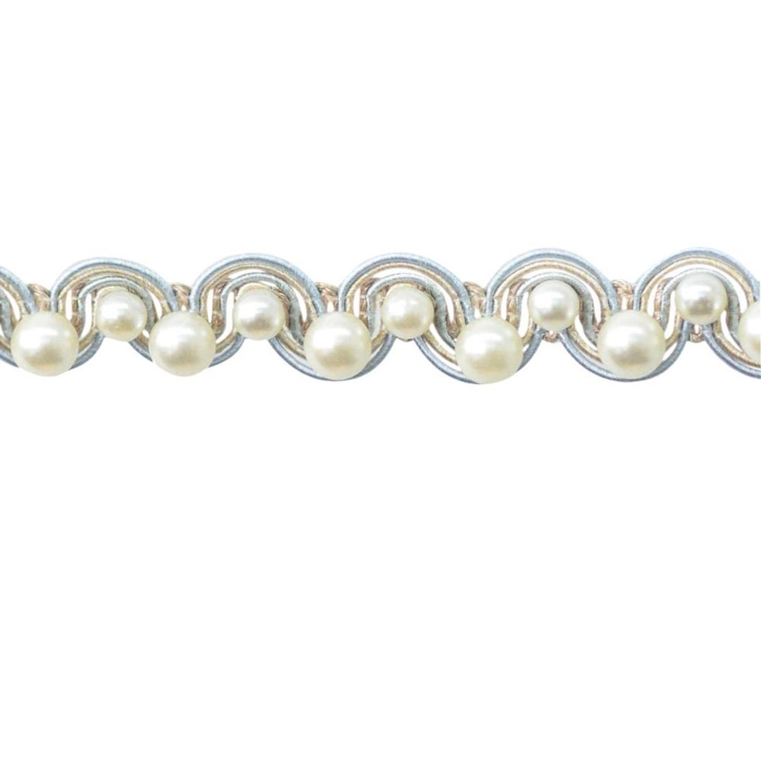 Venice Pearl Scroll Gimp Edging Trim Powder, Roman Blind, Curtain ...