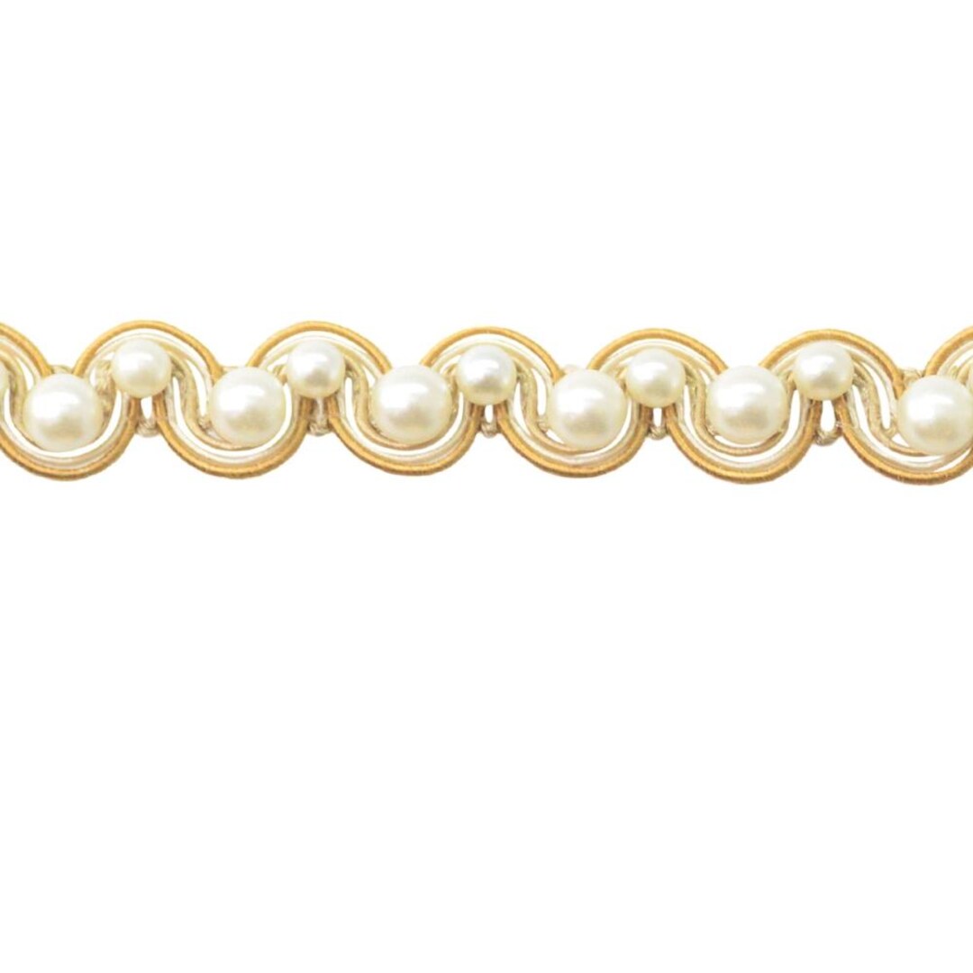 Venice Pearl Scroll Wavy Edging Trim HONEY, Roman Blind, Curtain ...