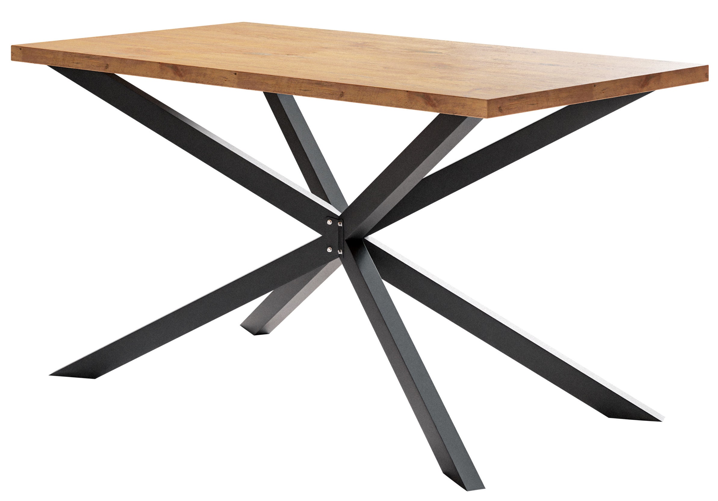 Kitchen Industrial Rustic Solid Dining Table 4-8 Seats - Etsy