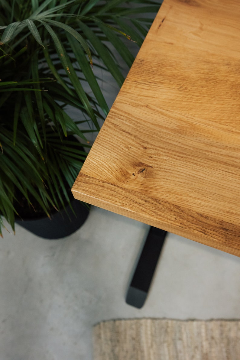 Oak Standing Desk Sit Stand Desk Adjustable Office Desk Sitting ...