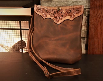 Rustic Leather Purse - Etsy