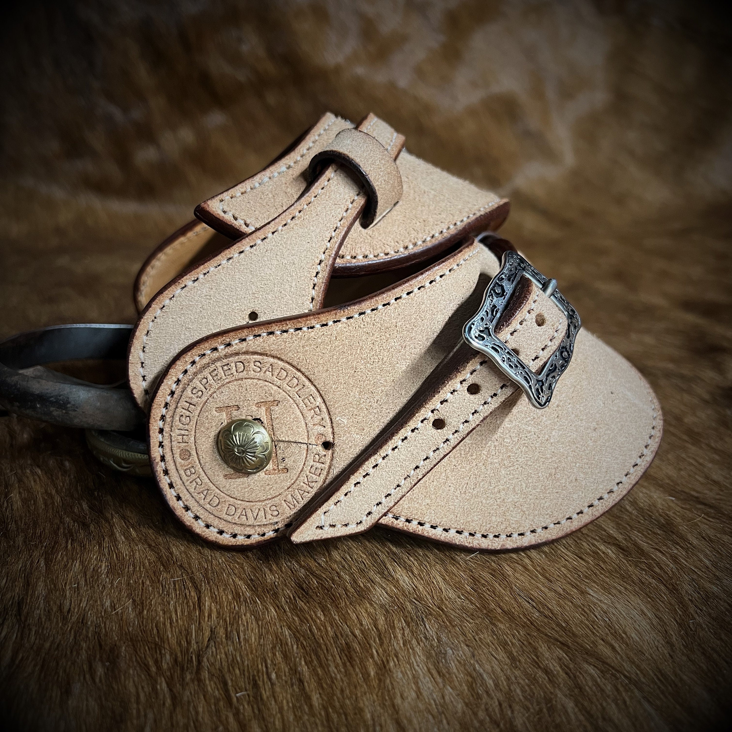 Handmade Rough Out Spur Straps - Etsy