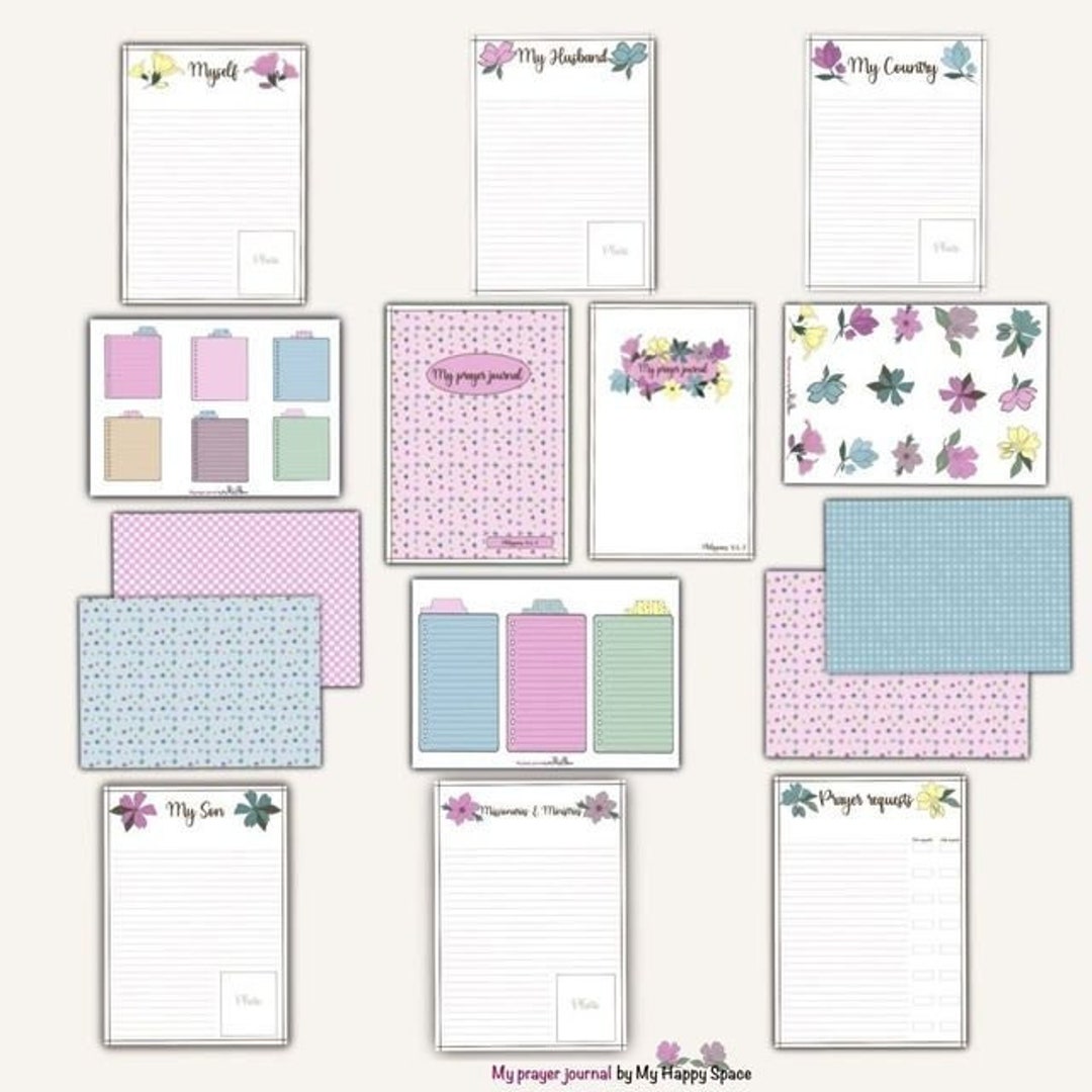 My Prayer Journal A4 Size - Etsy