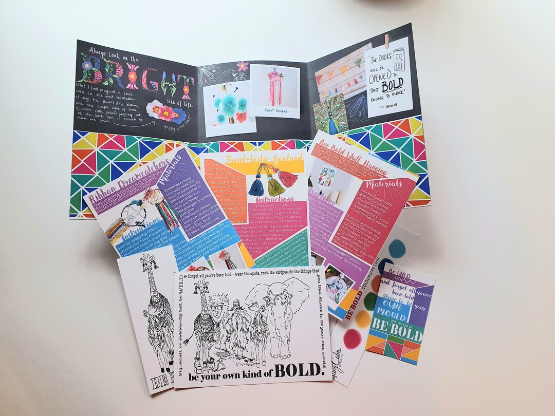 The Crafting Calm Collective - 'be Bold' Craft Box PRE-ORDER - Etsy