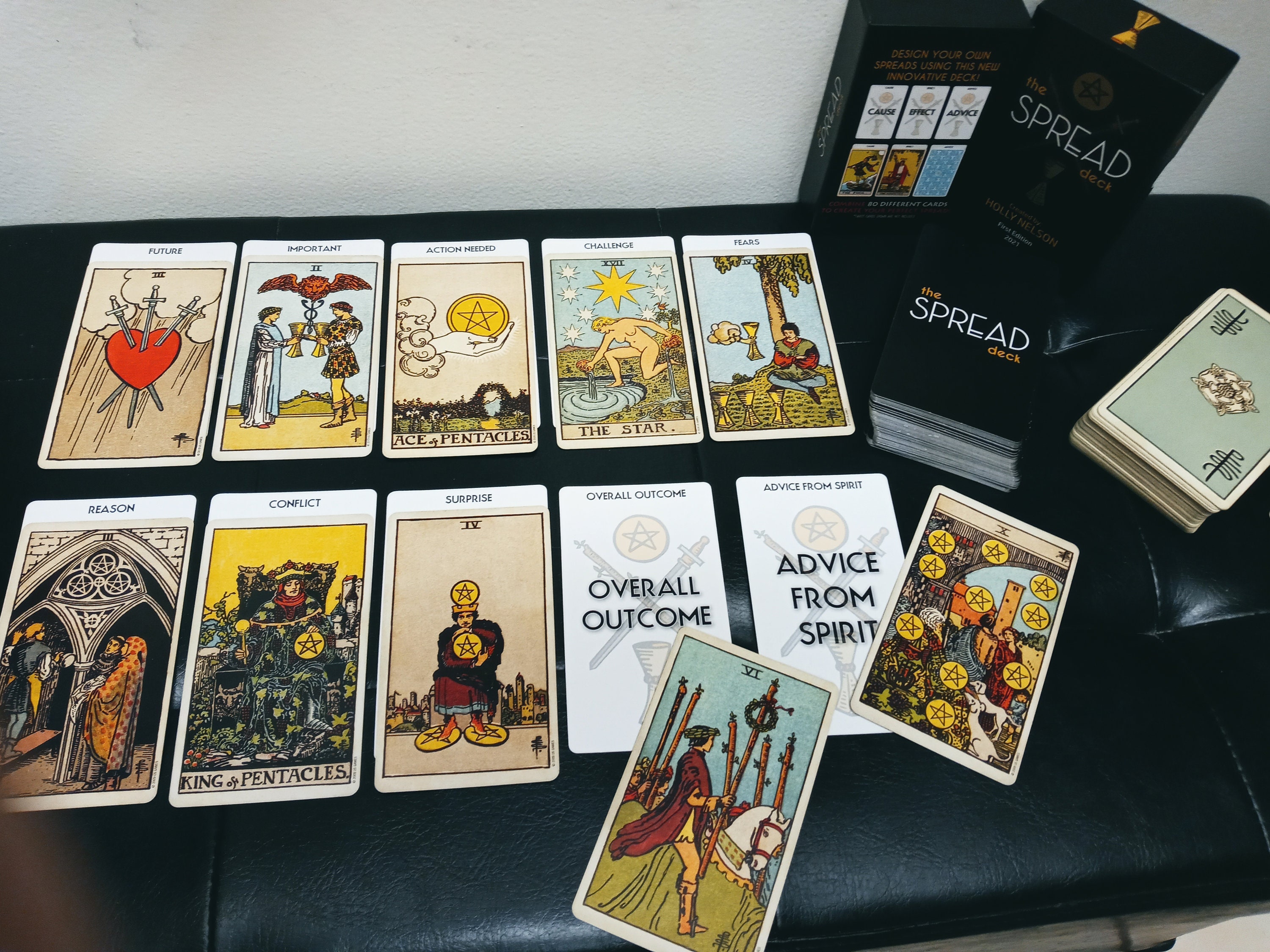 THE SPREAD DECK Spread Cards for Tarot & Oracle Readings - Etsy