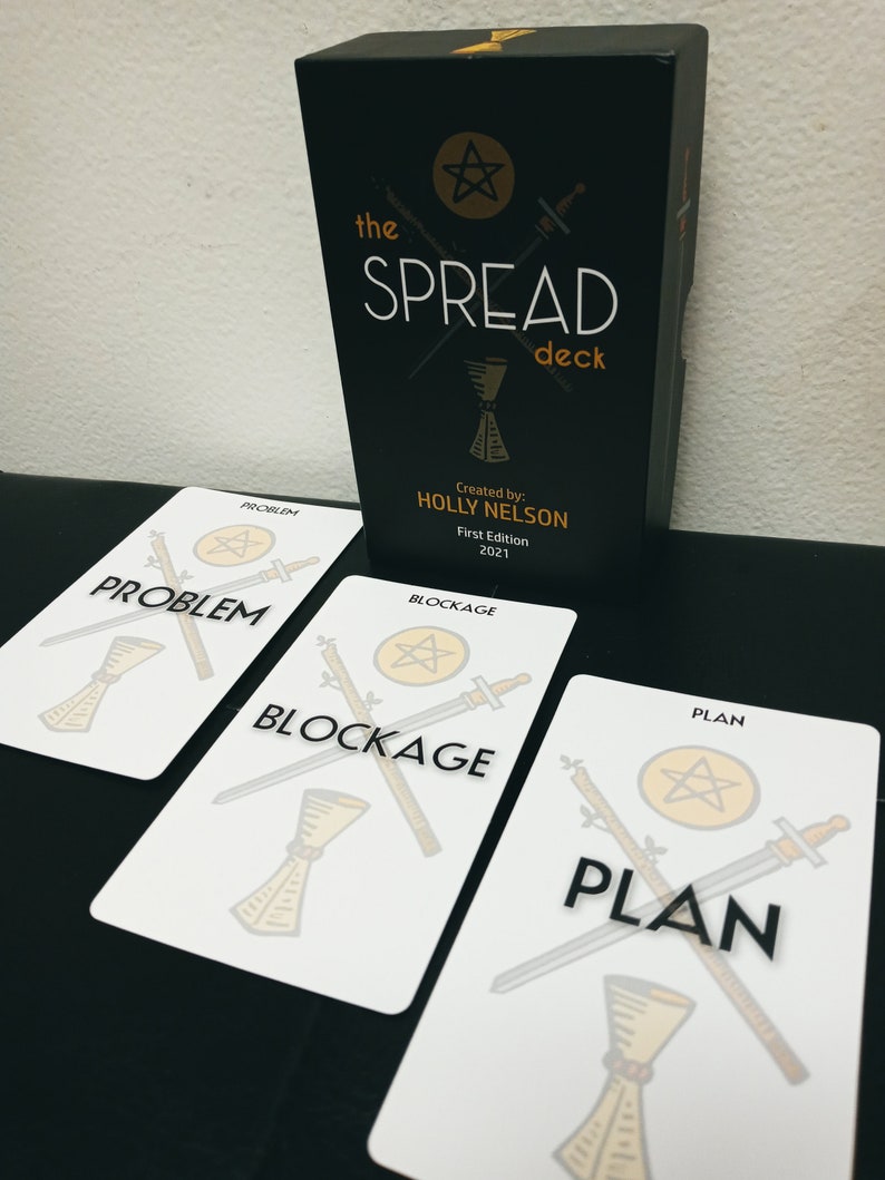 THE SPREAD DECK Spread Cards for Tarot & Oracle Readings - Etsy