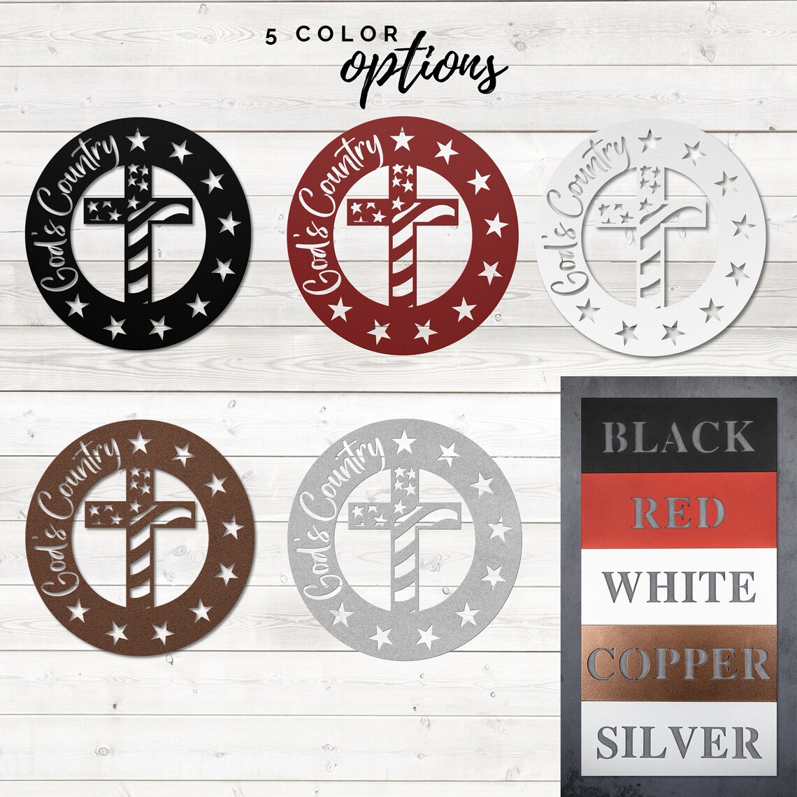 God's Country Metal Sign, Patriotic Decor, Christian Patriot Gift ...