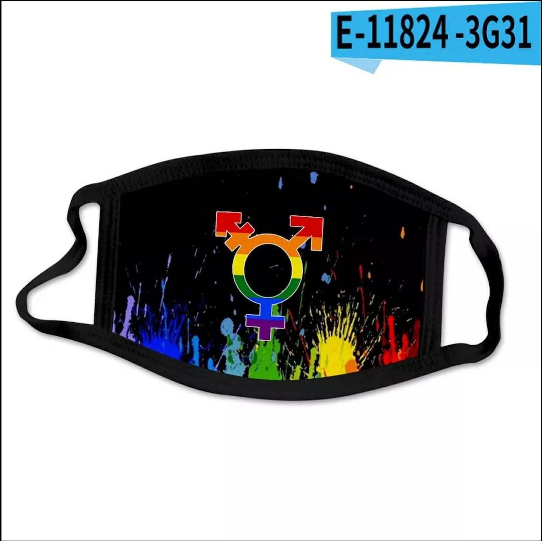 Lgbt Rainbow Pride Heart of Light Beautiful Cotton Masks - Etsy