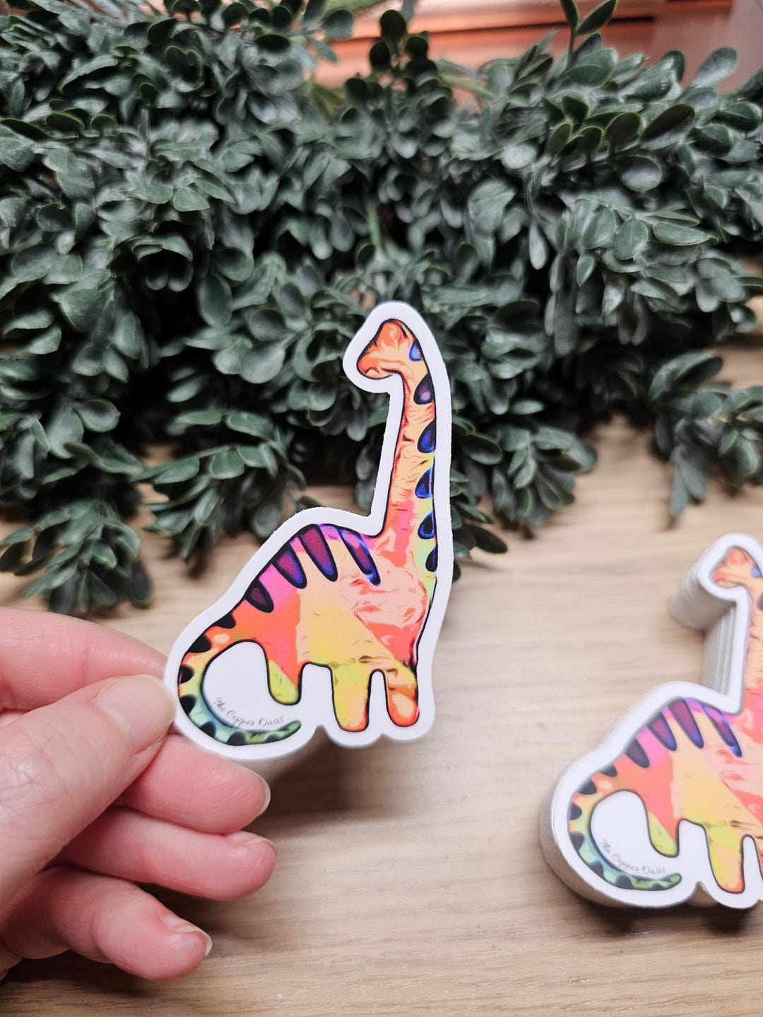 Brontosaurus Sticker/dinosaur Jurassic Sticker/water Bottle Sticker - Etsy
