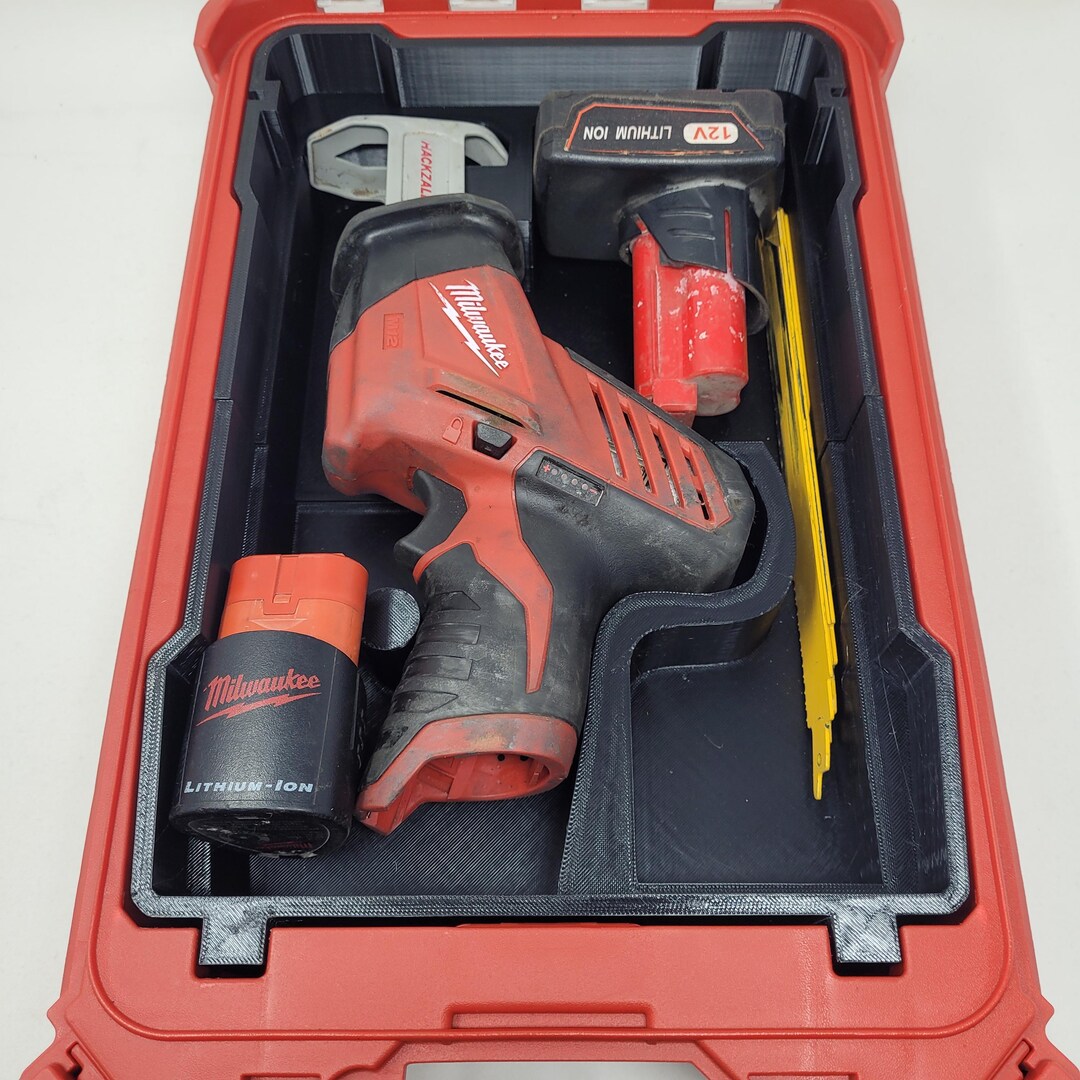 Fits Milwaukee Packout Deep Storage INSERT for Milwaukee Hacksaw, 12v ...