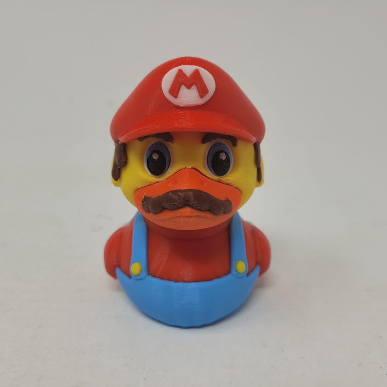 Mario & Luigi Duck, 3D Printed Dash Duck, Fan Art - Etsy
