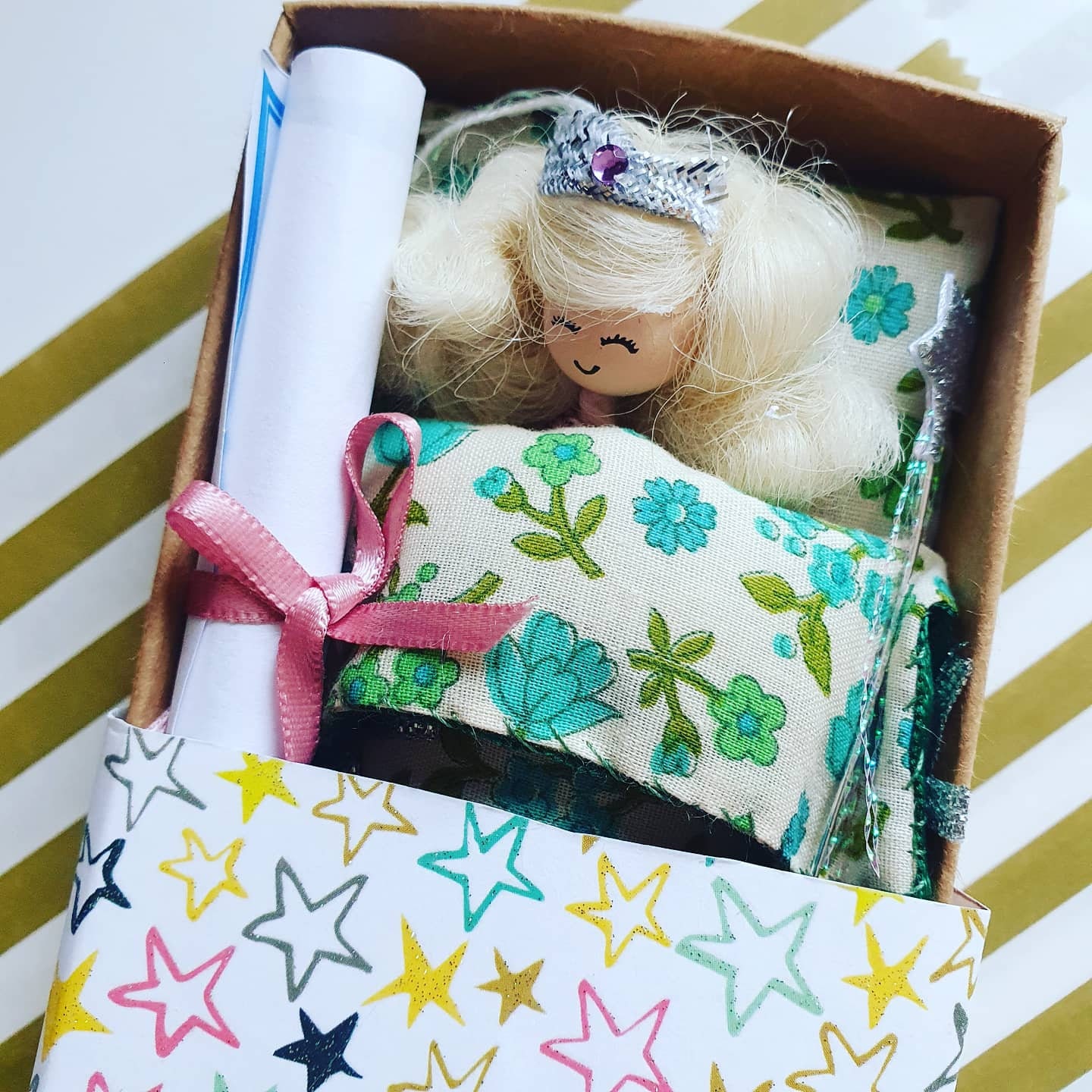 Worry Fairy Doll Worry Monster Substitute Miniature Fairy and Wand - Etsy