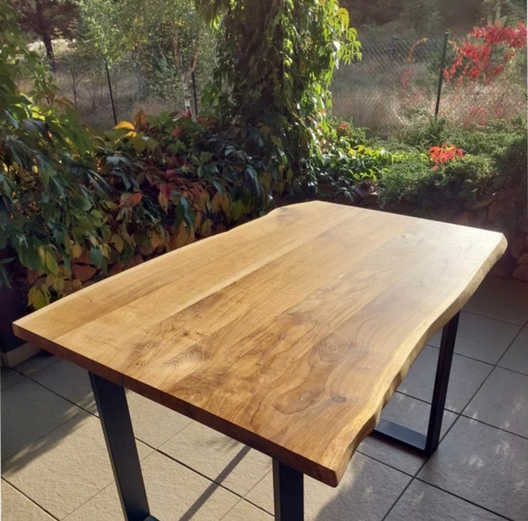 Dining Table Made of Solid Oak Wood.table for Home and - Etsy