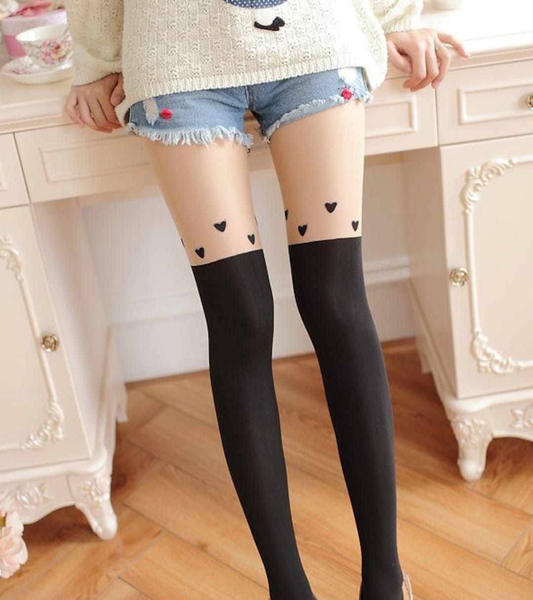 Cute Cartoon Tights Multi choix de style - Etsy France