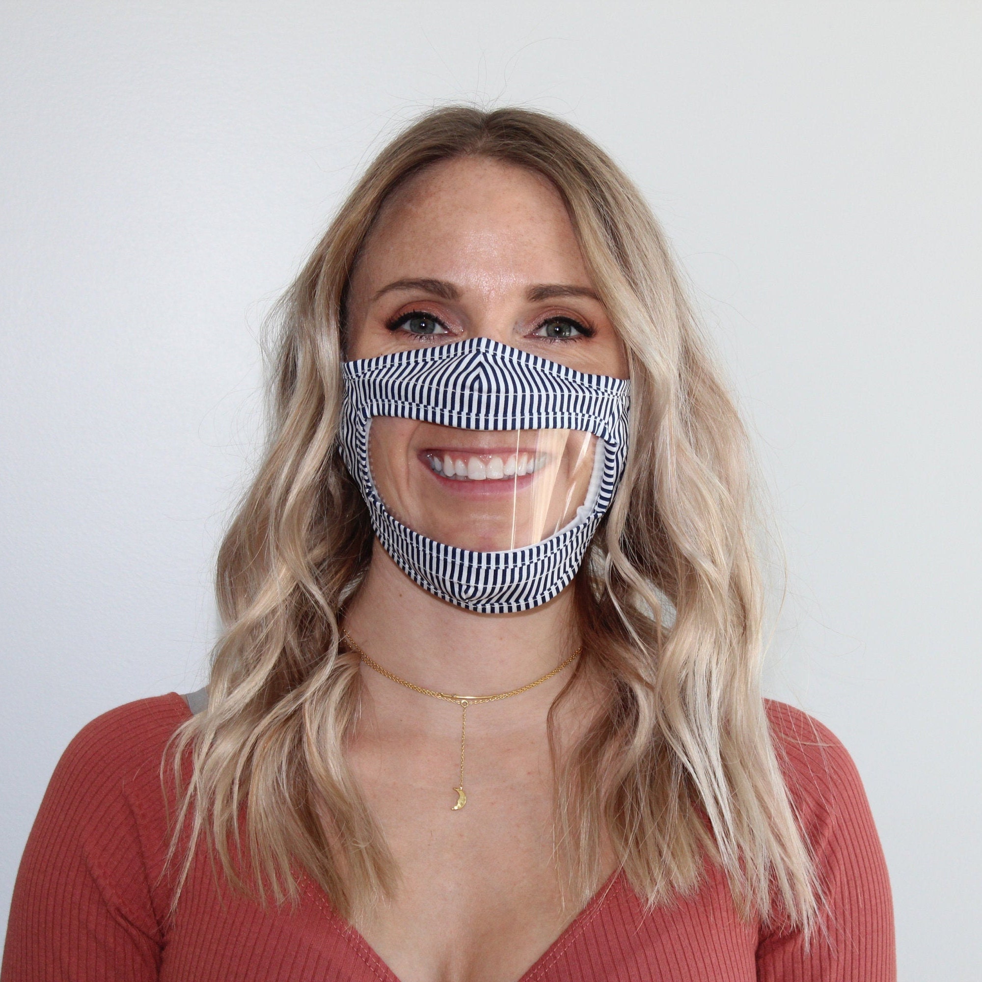 Clear Panel Mask 100% Baumwolle abnehmbar Anti-Nebel | Etsy