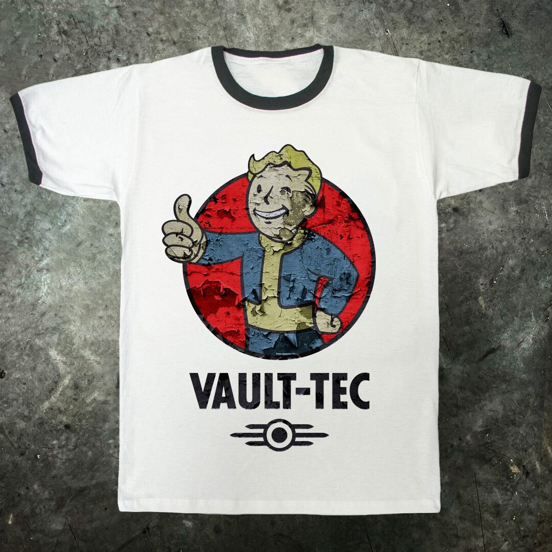 Mens Fallout Vault-tec Inspired Ringer Gaming T Shirt - Etsy