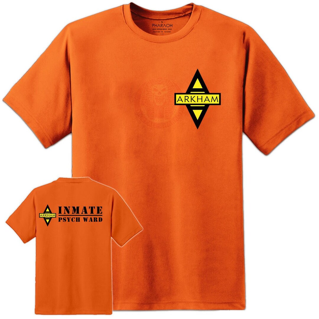 Arkham Asylum Gotham City Inmate Mens T Shirt - Etsy