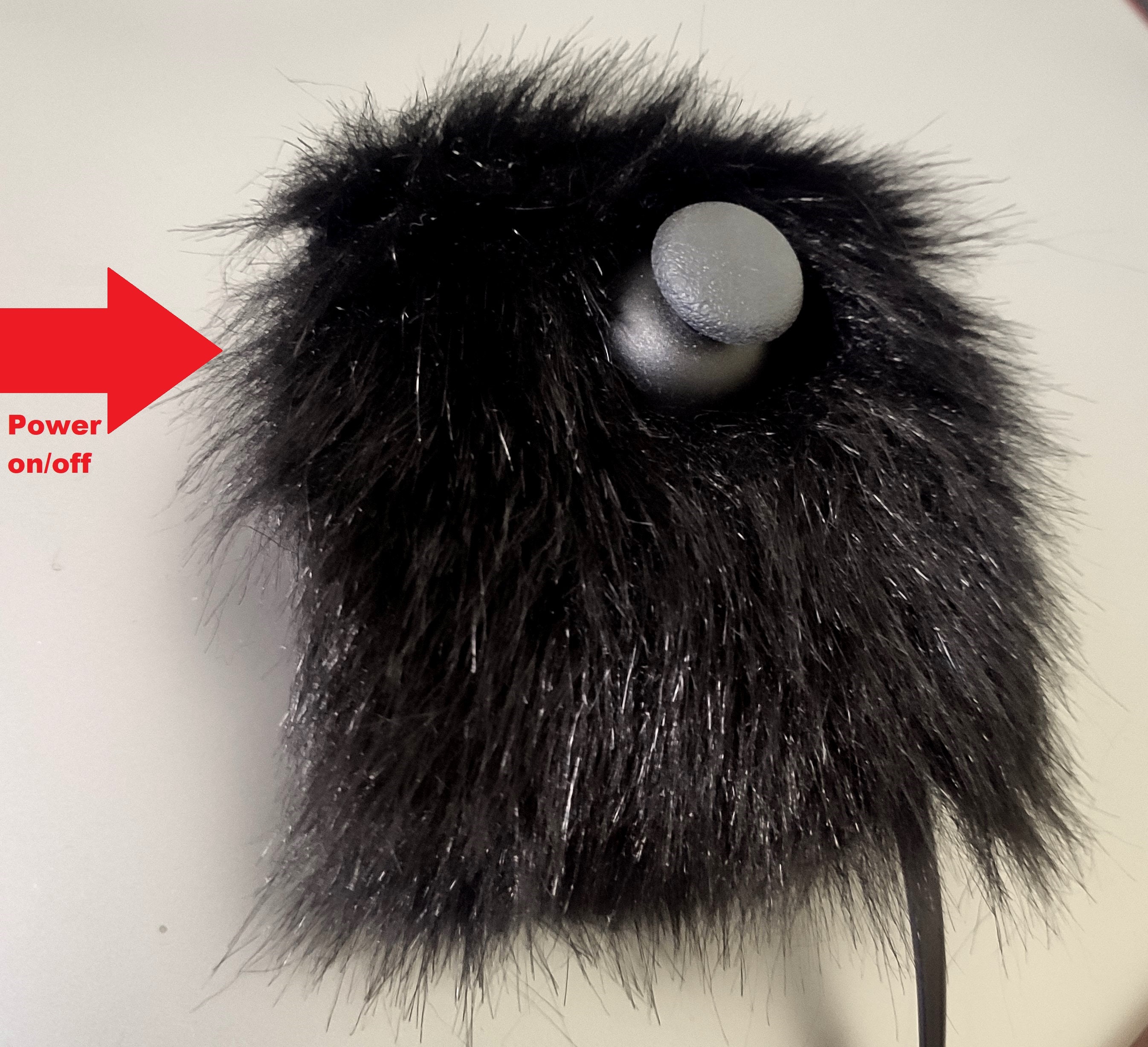 Black And White Movable Wolf Ears Cutefurears Made Etsy