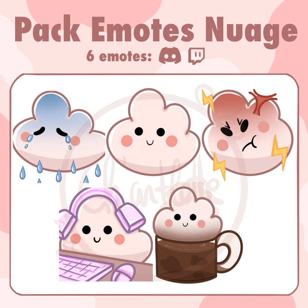 Cloud Emotes Pack - Etsy