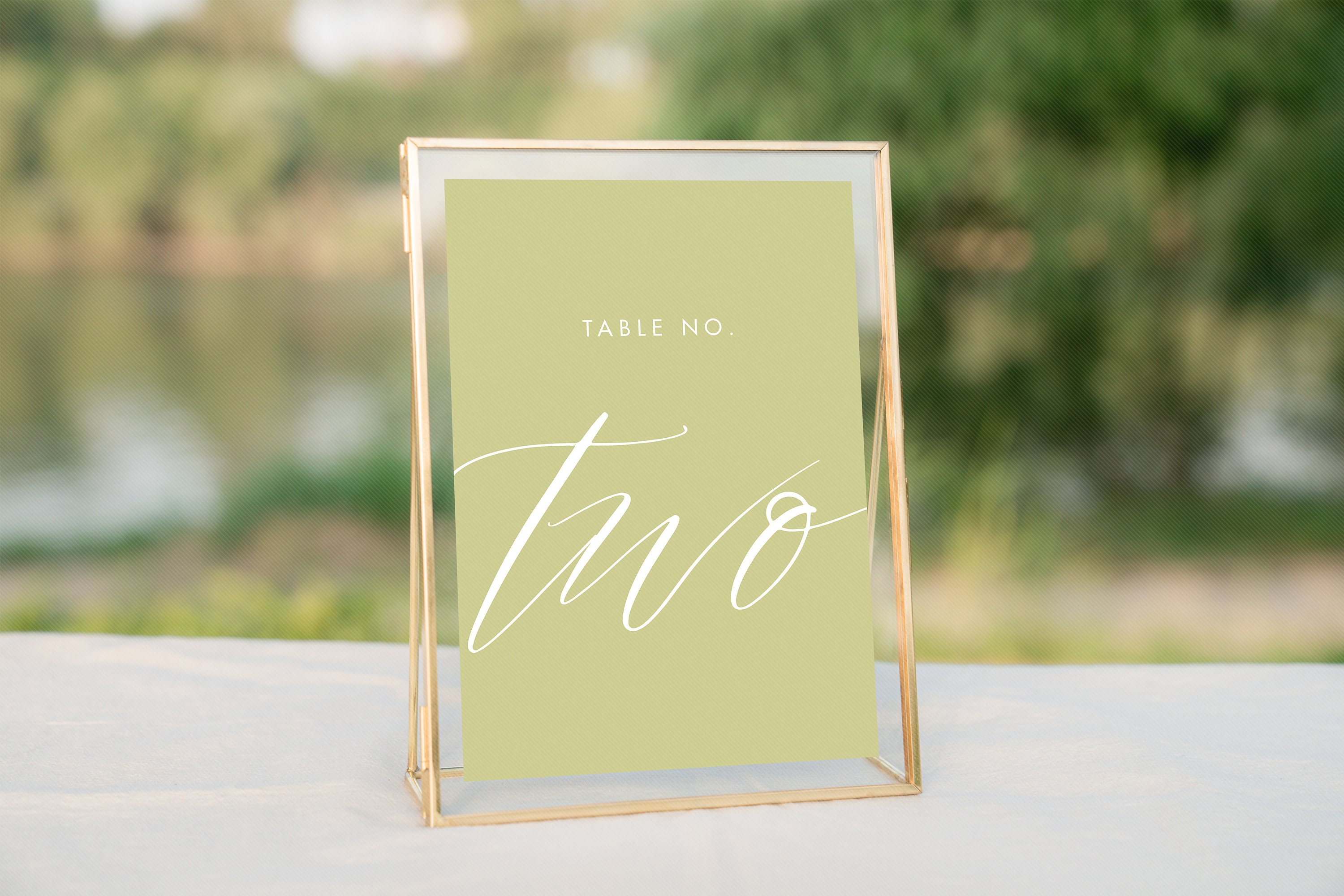 Frame Mockup, Wedding Mockup, 5x7 Table Number, Gold Frame Mockup ...