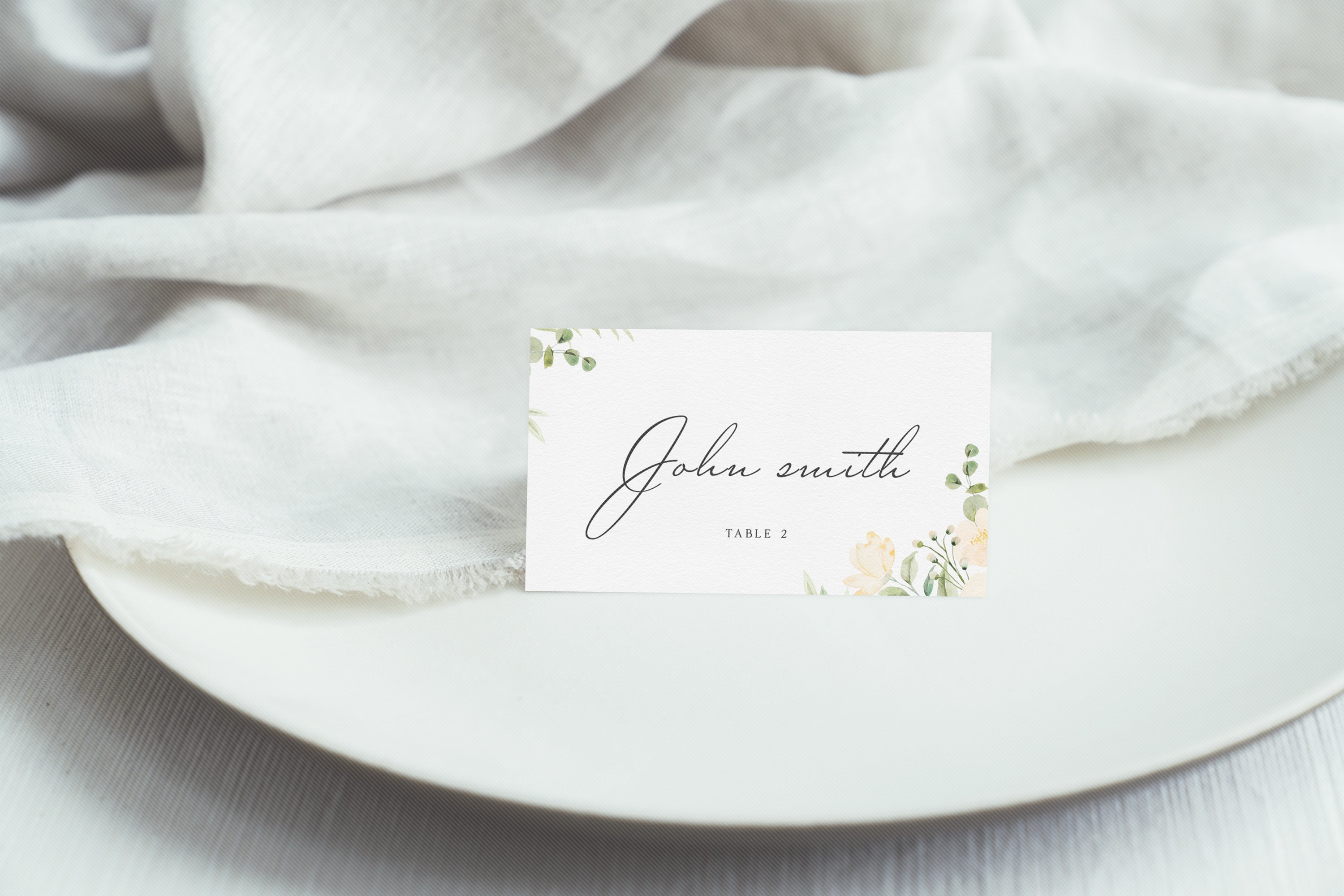Place Card Mockup Tent Fold Card Mockup Folded Place Card - Etsy