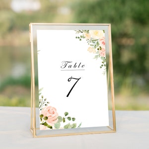 Frame Mockup Wedding Mockup 5x7 Table Number Gold Frame - Etsy
