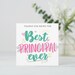 Best Principal Ever PRINTABLE Card, Thanks for Being the Best Principal ...
