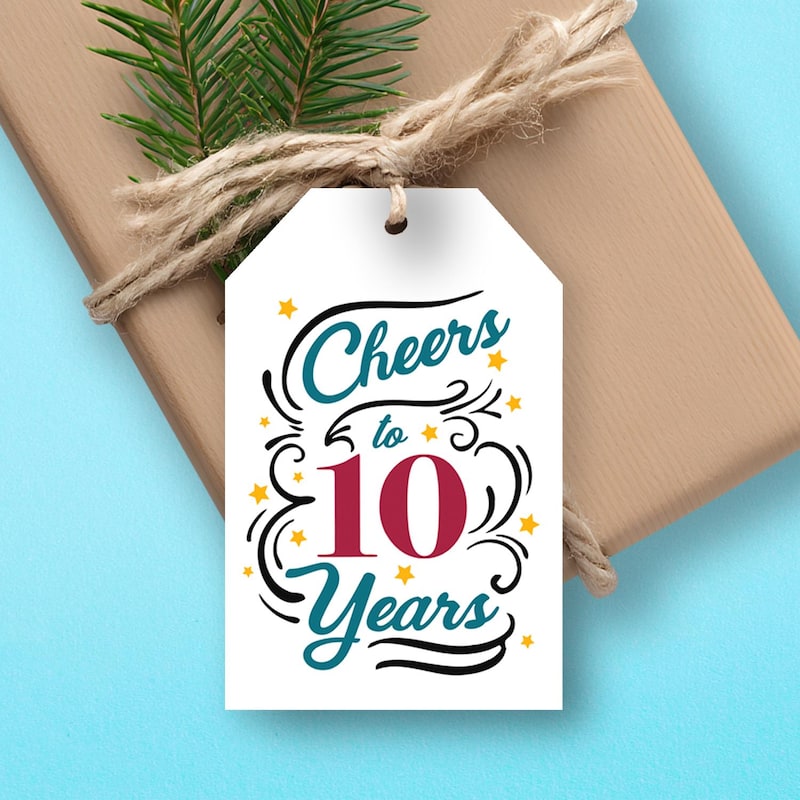 Cheers to 10 Years - Etsy UK