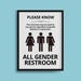 PRINTABLE Restroom Sign, Restrooms for Customers Only, Customers Only ...