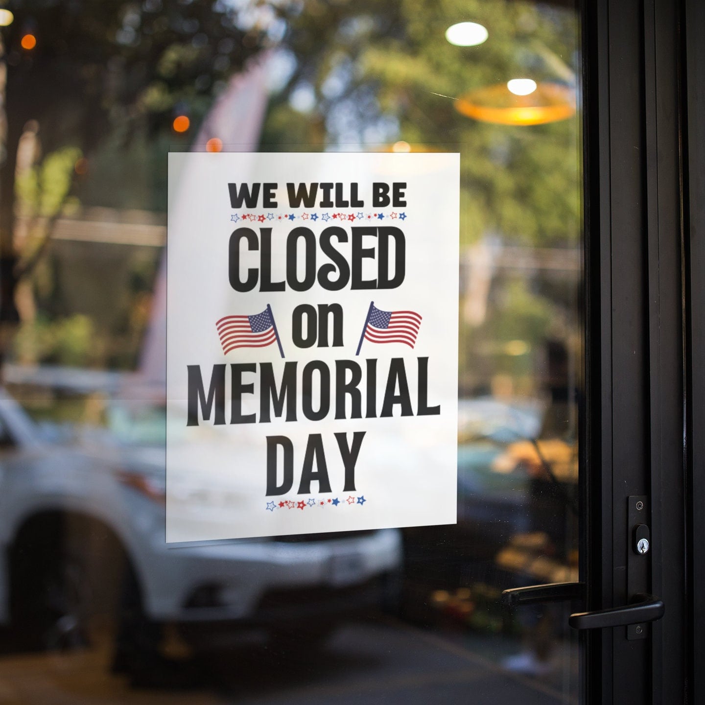 PRINTABLE Closed Memorial Day SIGN, We Will Be Closed on Memorial Day ...