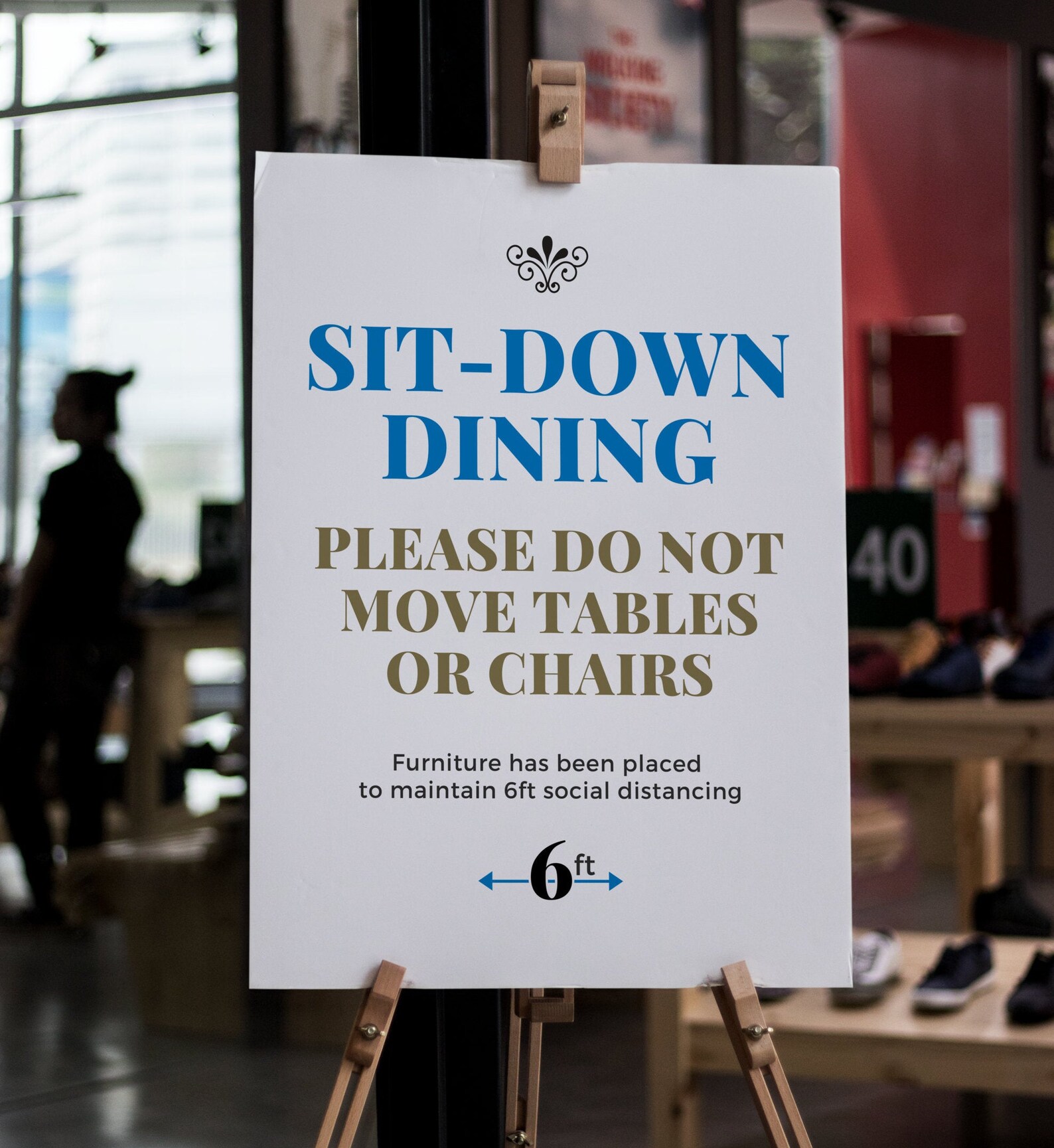 Sit-Down Dining PRINTABLE Sign Restaurant Safe Dining-In | Etsy
