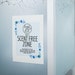 PRINTABLE Scent Free Zone SIGN, Fragrance Free Health Care Facility ...