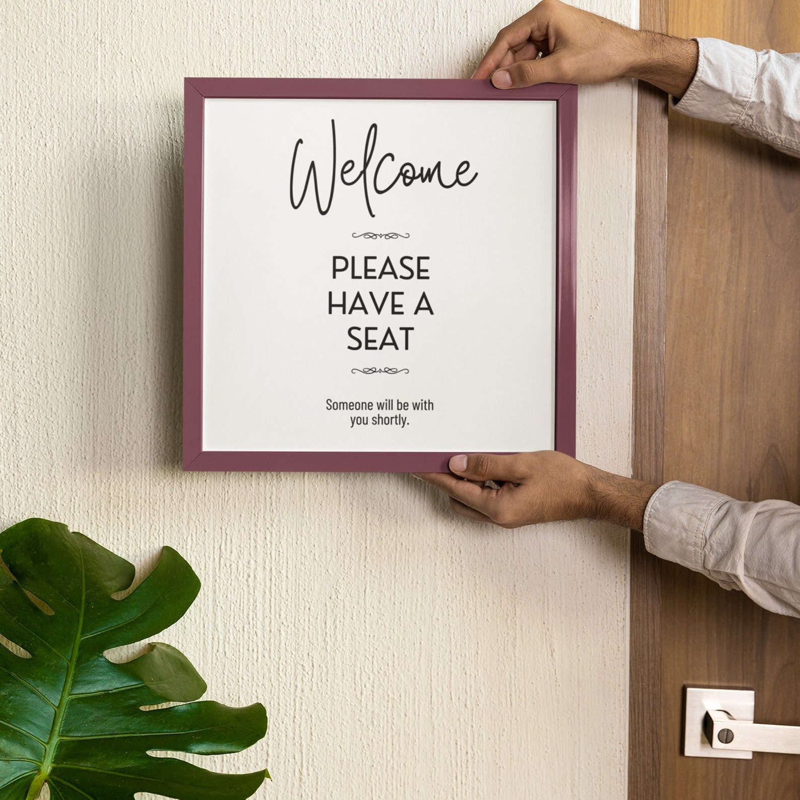 PRINTABLE Welcome Please Have a Seat SIGN, Waiting Room, Therapist ...