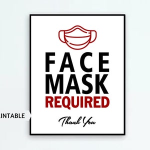 Face mask required sign pdf - atilafuture