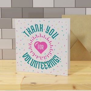 Thank You for Volunteering, PRINTABLE Thanks for Making a Difference ...