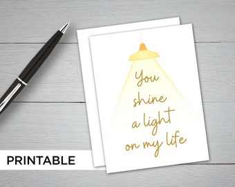 Friendship Light Printable - Etsy
